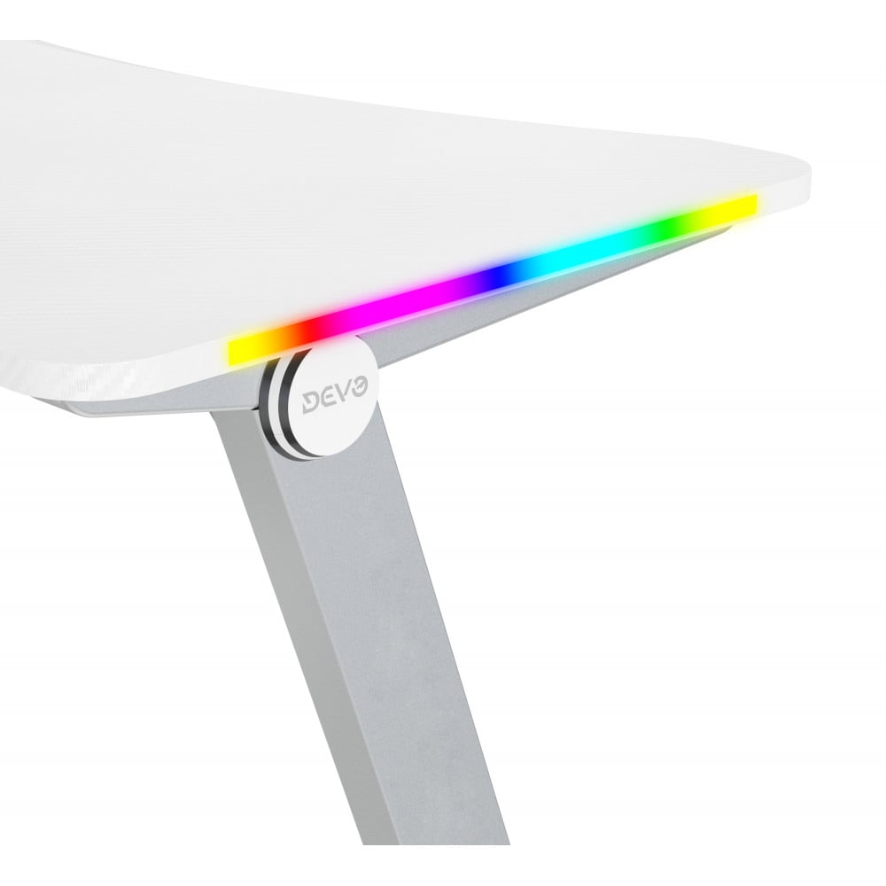 Devo Gaming Table - Axie - White